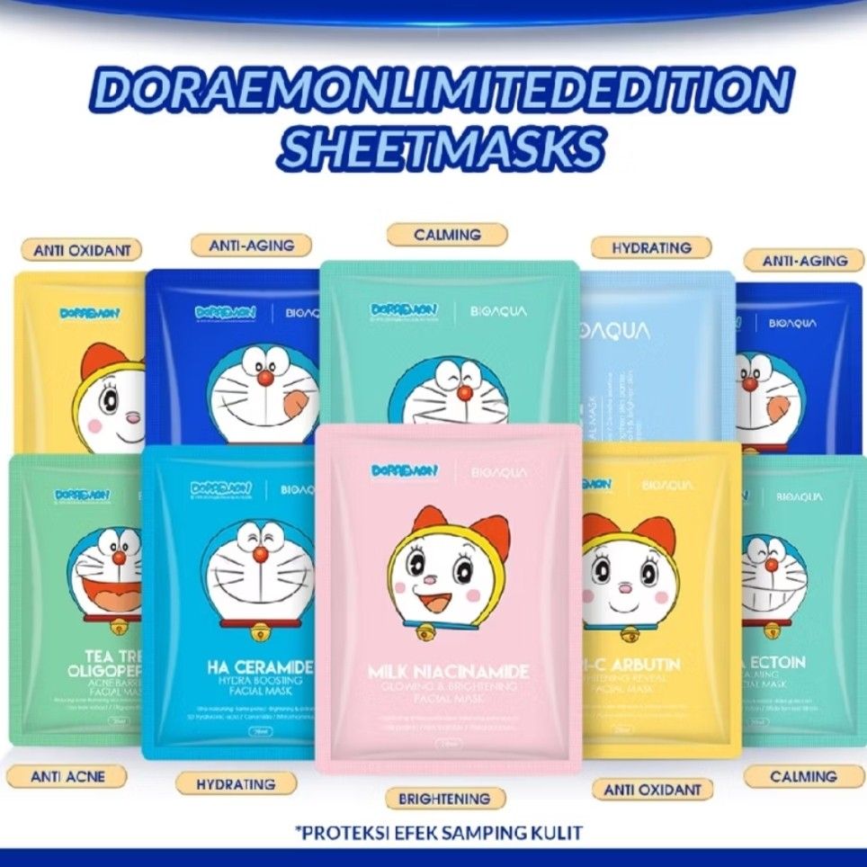 BIOAQUA X DORAEMON Sheet Mask Limited Edition, Kesehatan & Kecantikan ... BIOAQUA X DORAEMON Sheet Mask Limited Edition, Kesehatan & Kecantikan ...