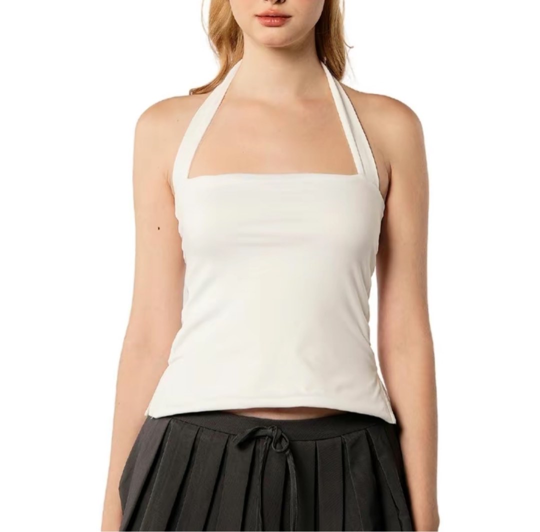 BSCO Alvara Halter Tube Top, Women's Fashion, Tops, Sleeveless on Carousell