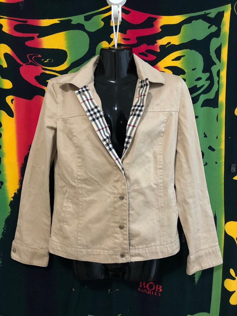 Burberry blue label jacket, Women's Fashion, Coats, Jackets and ...