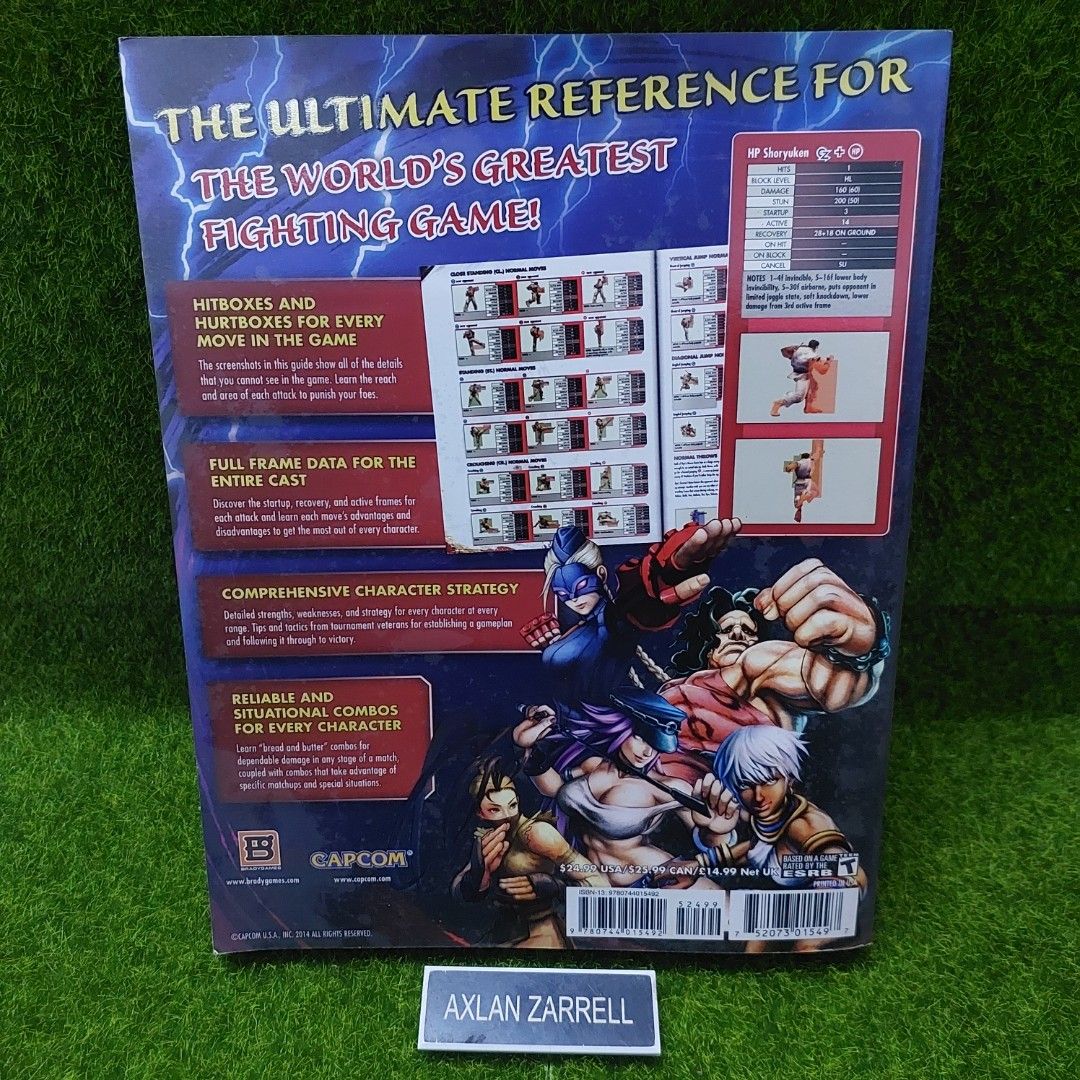 Capcom Ultra Street Fighter IV Brady Games Official Strategy Guide Book ...