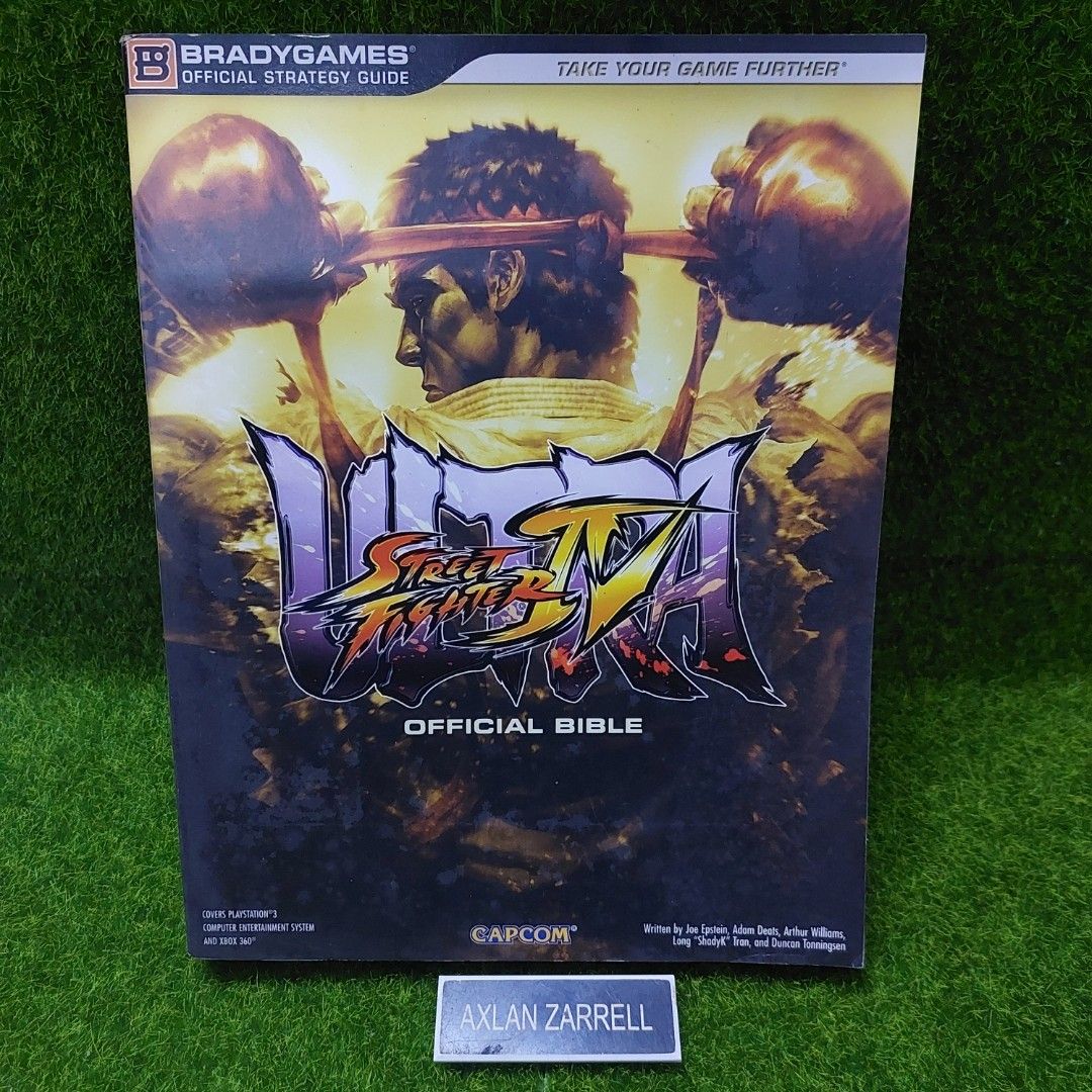 Capcom Ultra Street Fighter IV Brady Games Official Strategy Guide Book ...