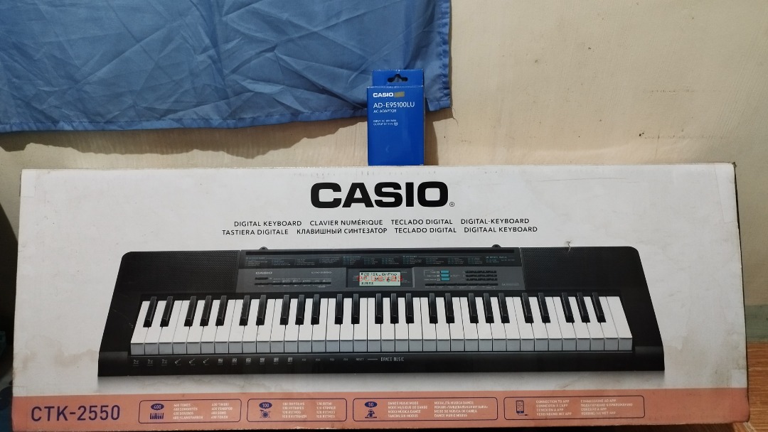 CASIO Piano Keyboard CTK 2550, Hobbies & Toys, Music & Media, Musical ...