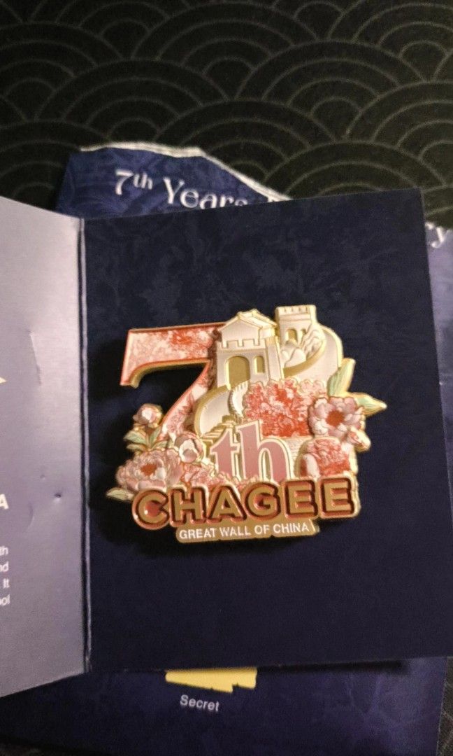 Chagee 7th Year Anniversary Badge - Secret limited edition badge ...