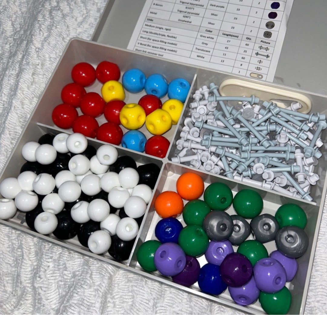 Chemistry Structural Molecular Model Set, Hobbies & Toys, Stationary ...