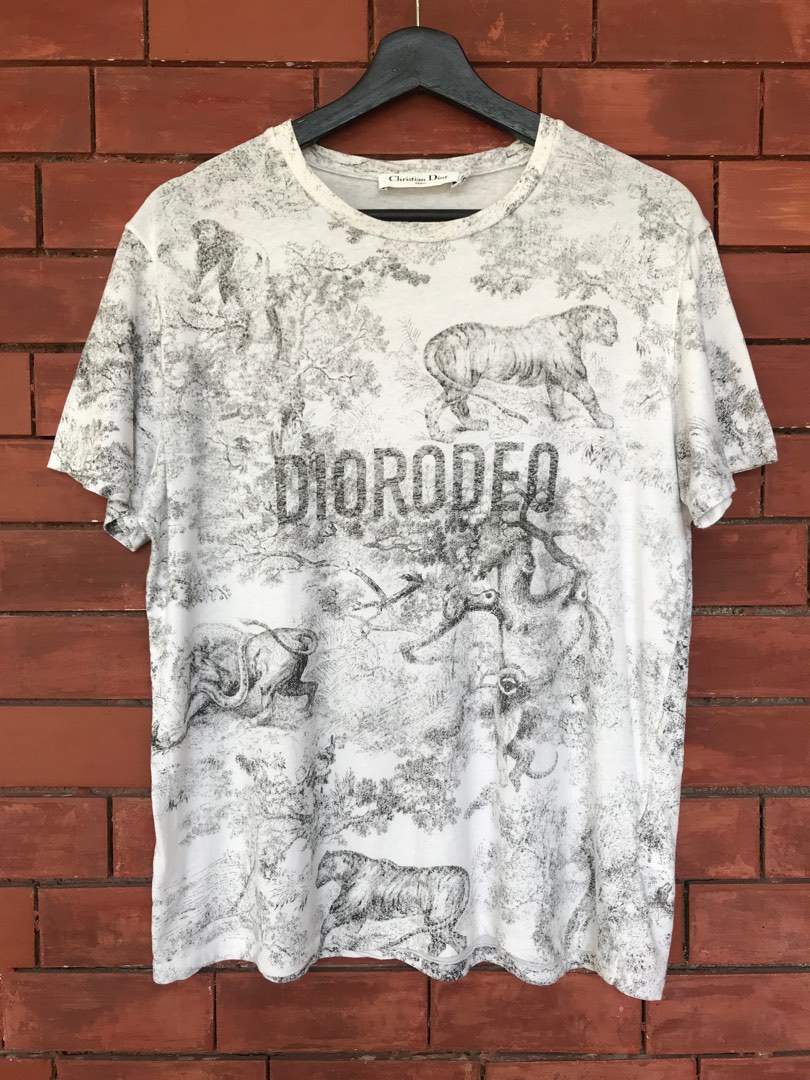 Christian Dior AOP Jungle, Women's Fashion, Tops, Shirts on Carousell