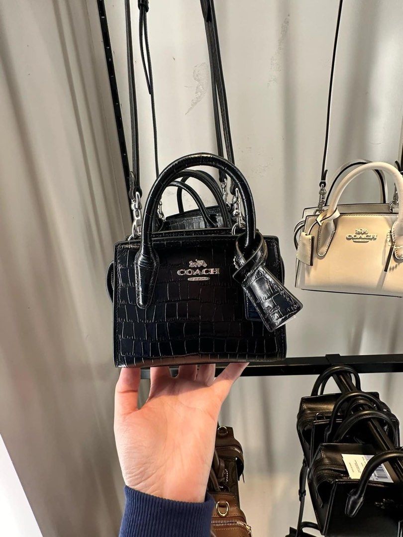 Coach Andrea Mini Carryall, Luxury, Bags & Wallets on Carousell