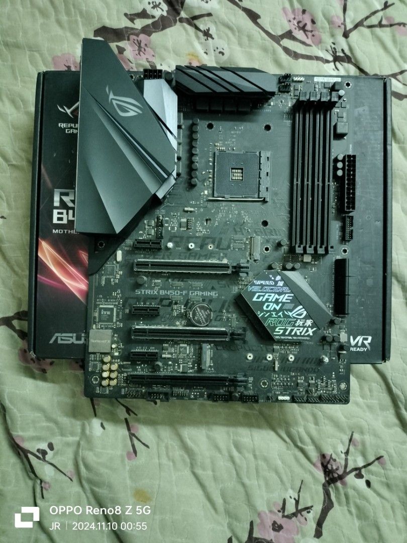 Combo motherboard asus rog strix b450f gaming+processor AMD ryzen 5 ...