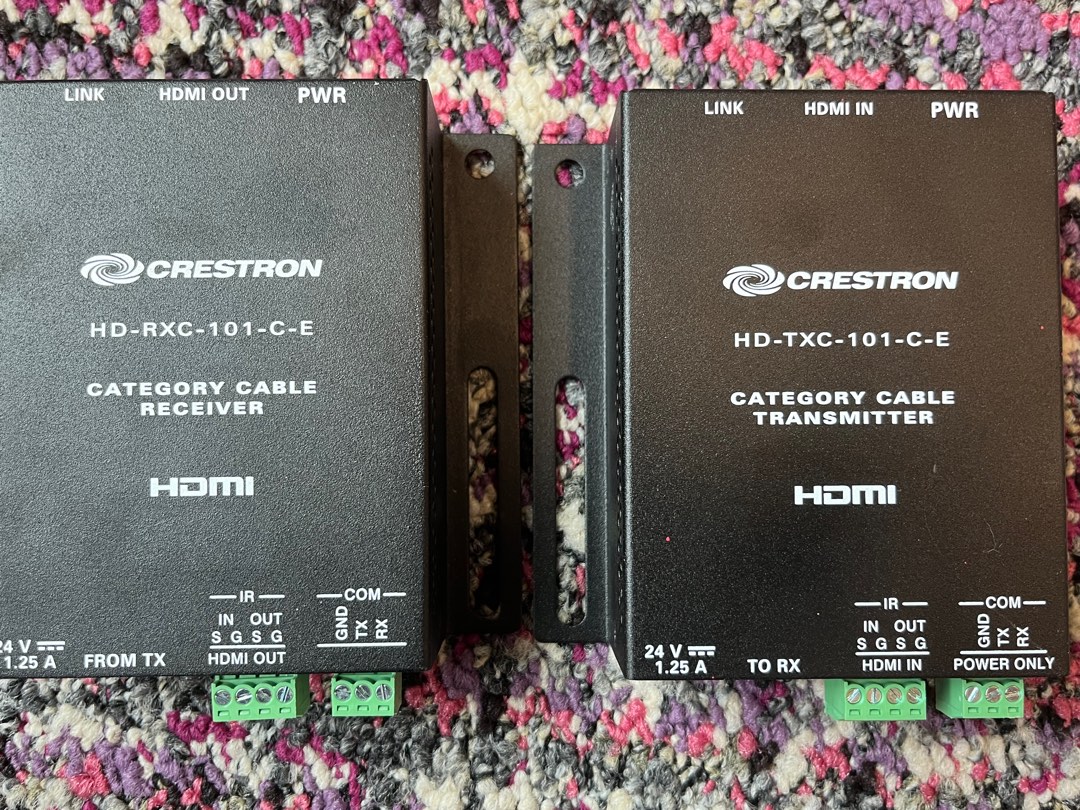 Crestron HDMi extender via ethernet connection, Computers & Tech ...