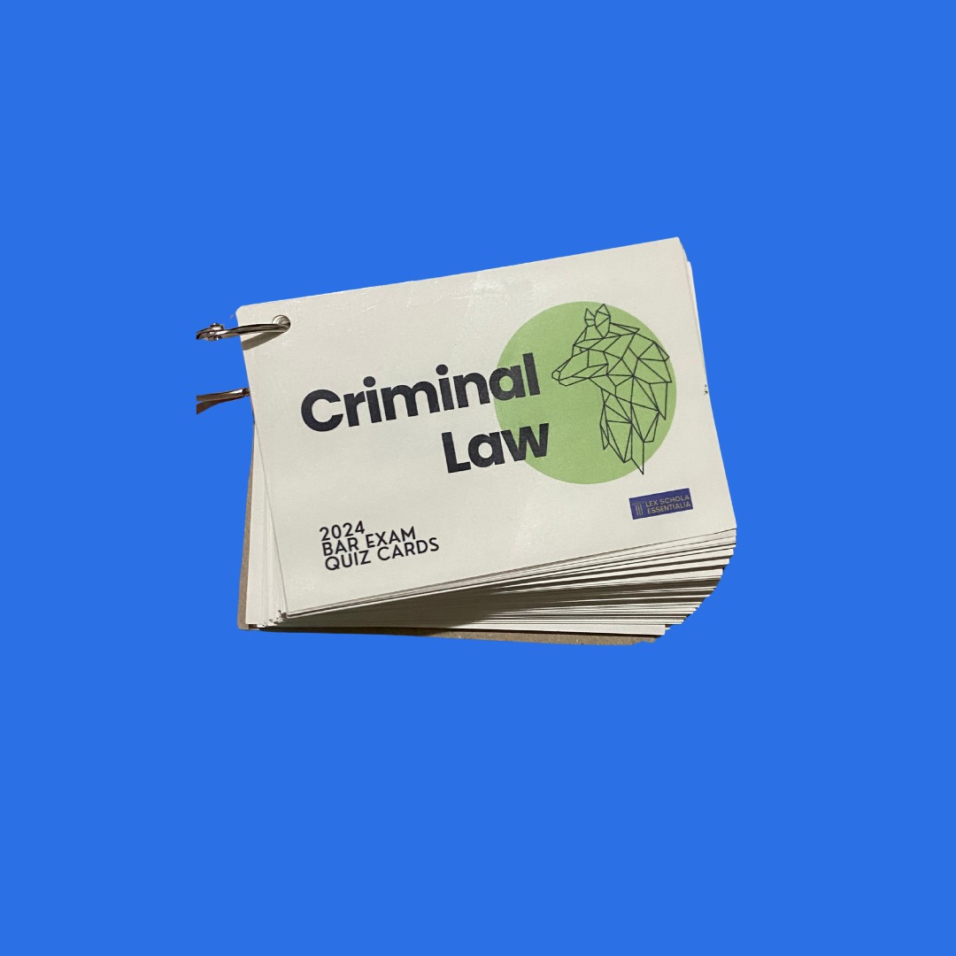 Criminal Law Flash Cards, Hobbies & Toys, Books & Magazines, Assessment ...