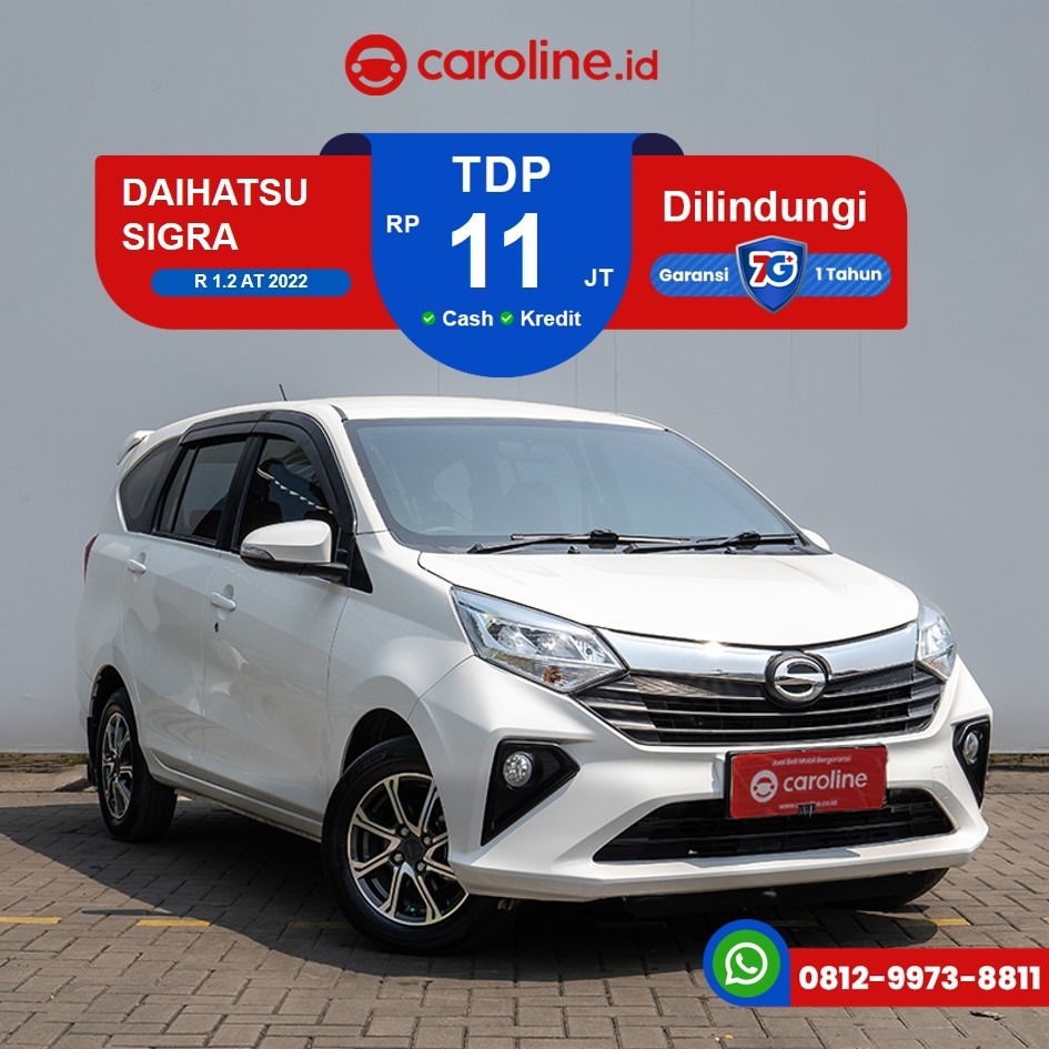 Daihatsu Sigra R 1.2 AT 2022 Mobil Bekas TDP Ceper, Mobil & Motor ...