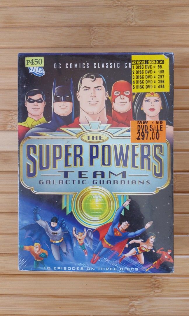 DC Comics Justice League Super Friends Cartoons 3-Disc Set (VCD ...