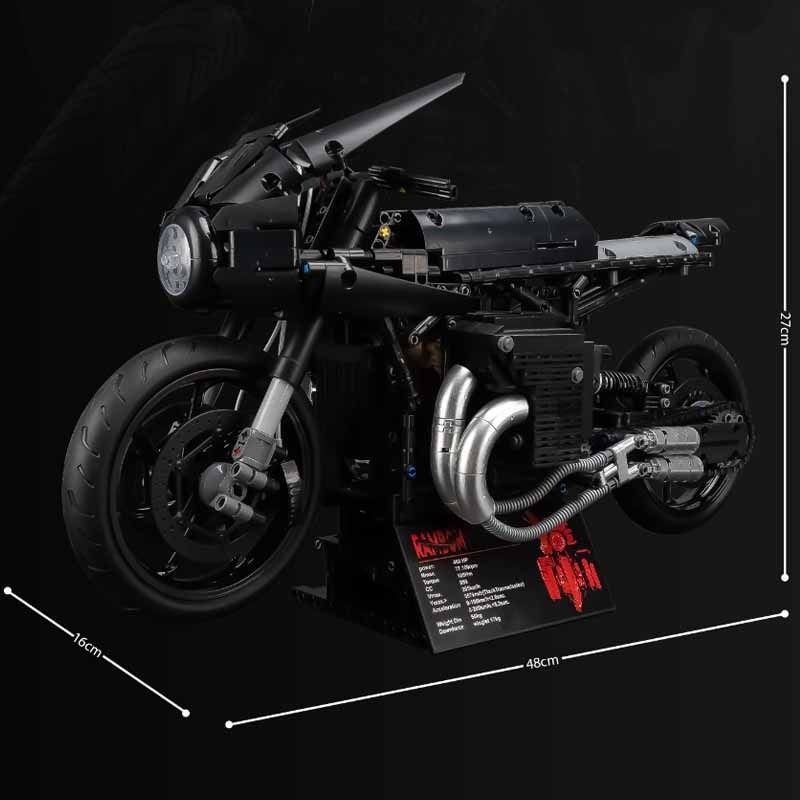 DC The Batman Bat Man Cycle Motorcycle Cafe Racer Bike Dark Knight ...