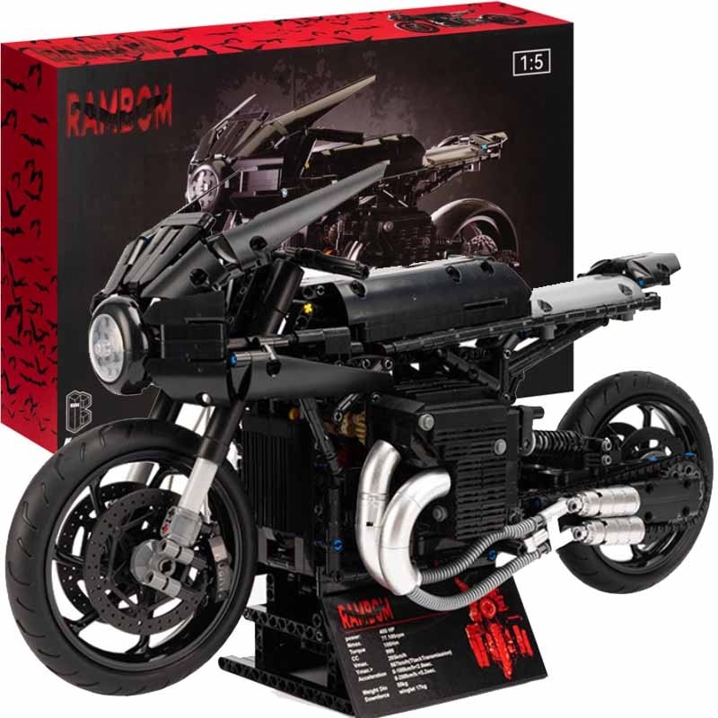 In Stock DC The Batman Bat Man Cycle Motorcycle Cafe Racer Bike Dark ...