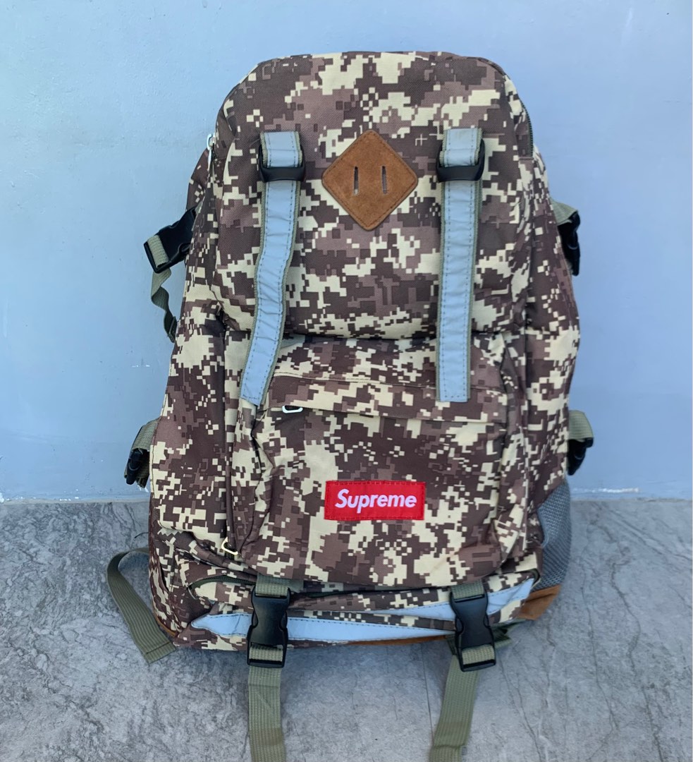 Digi Camo Large Supreme Bag pack, Men's Fashion, Bags, Backpacks on ...