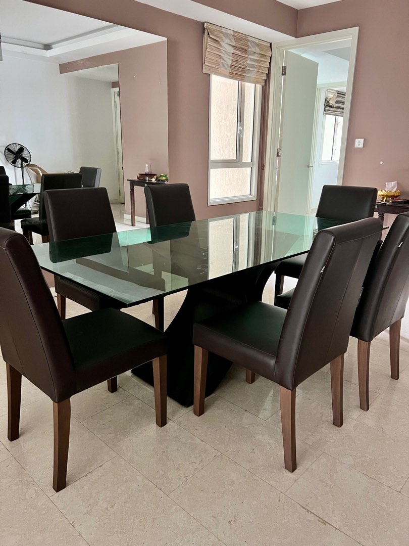Cellini Dining set (table & chairs), Furniture & Home Living, Furniture ...