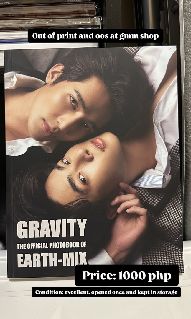 Earthmix Gravity Photobook, Hobbies & Toys, Memorabilia & Collectibles, Fan Merchandise on Carousell