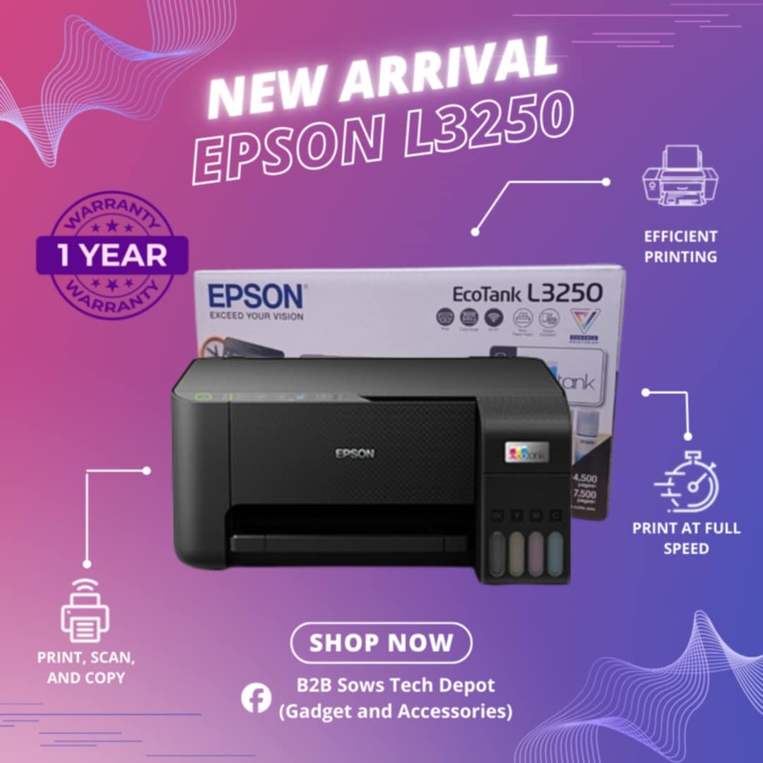 EPSON L3250, Computers & Tech, Printers, Scanners & Copiers on Carousell