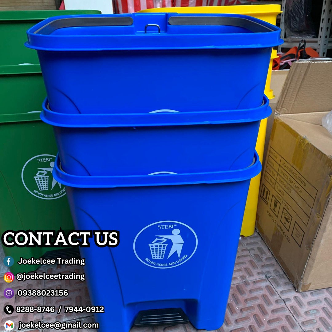 FOOT PEDAL TRASH BIN, Furniture & Home Living, Cleaning & Homecare ...