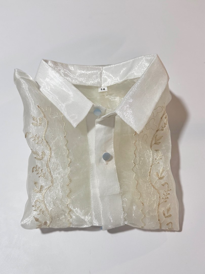 FREE SF barong tagalog buwan ng wika worn once boy 7 to 8 year old size ...