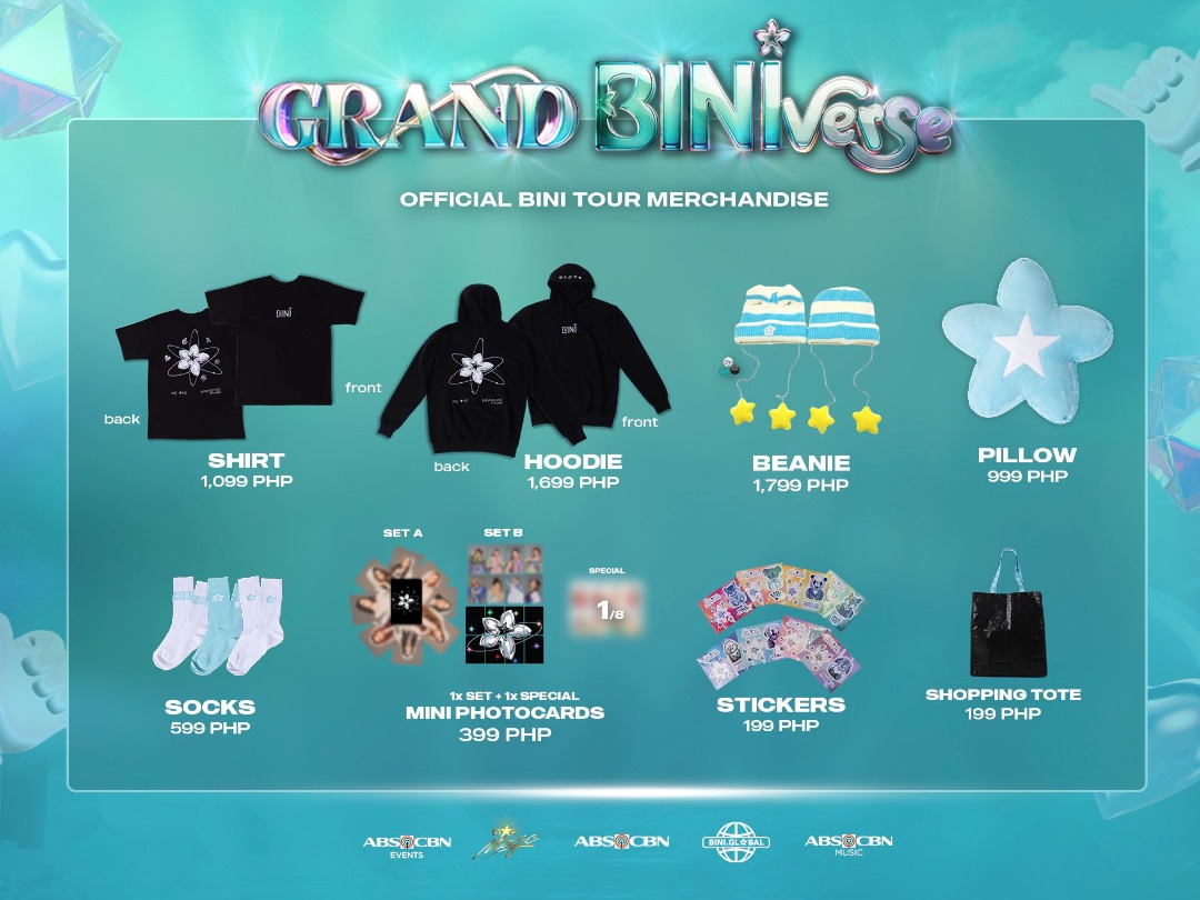 Grand BINIverse Official Tour Merch pasabuy, Men's Fashion, Tops & Sets ...