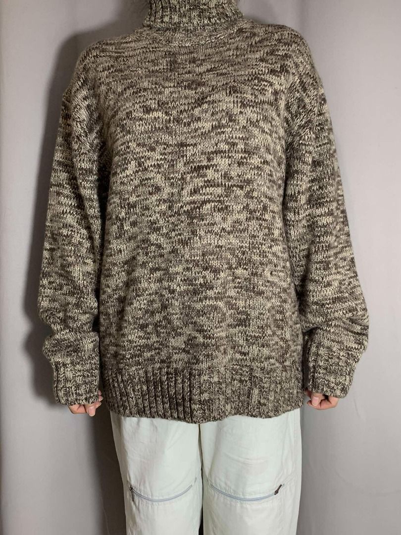 GU MEN'S LOW GAUGE TURTLENECK KNIT SWEATER, Men's Fashion, Coats ...