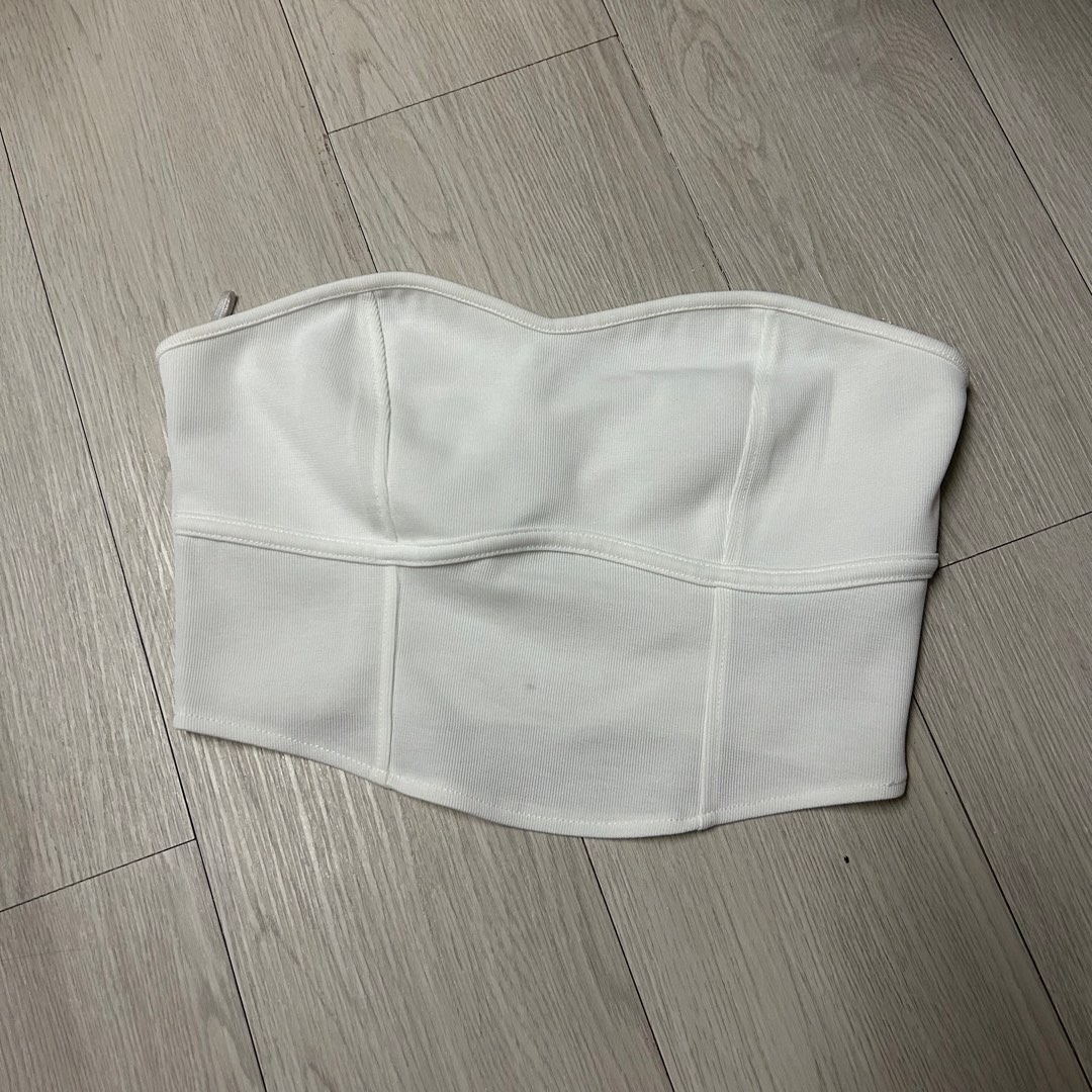 H&M corset bustier top, Women's Fashion, Tops, Others Tops on Carousell