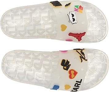 Karl Lagerfeld Thea slides, Women's Fashion, Footwear, Slippers and ...