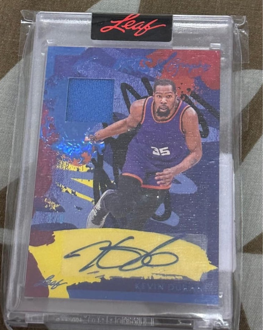 Kevin durant game worn auto /8, Hobbies & Toys, Memorabilia ...