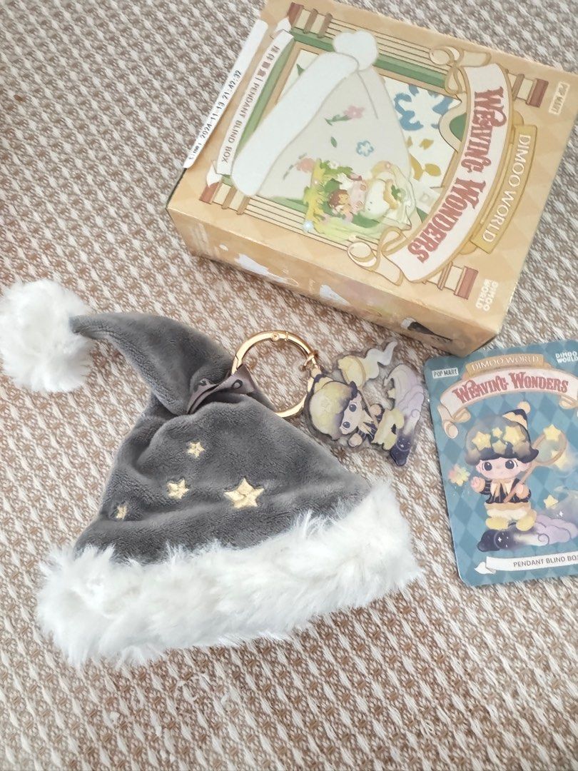 Labubh V2 Zizi (Authentic) with Dimoo Weaving Wonders hat, Hobbies ...