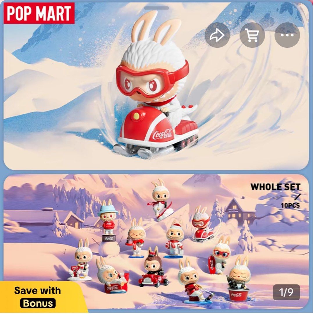 Labubu Coca Cola blind box, Hobbies & Toys, Toys & Games on Carousell