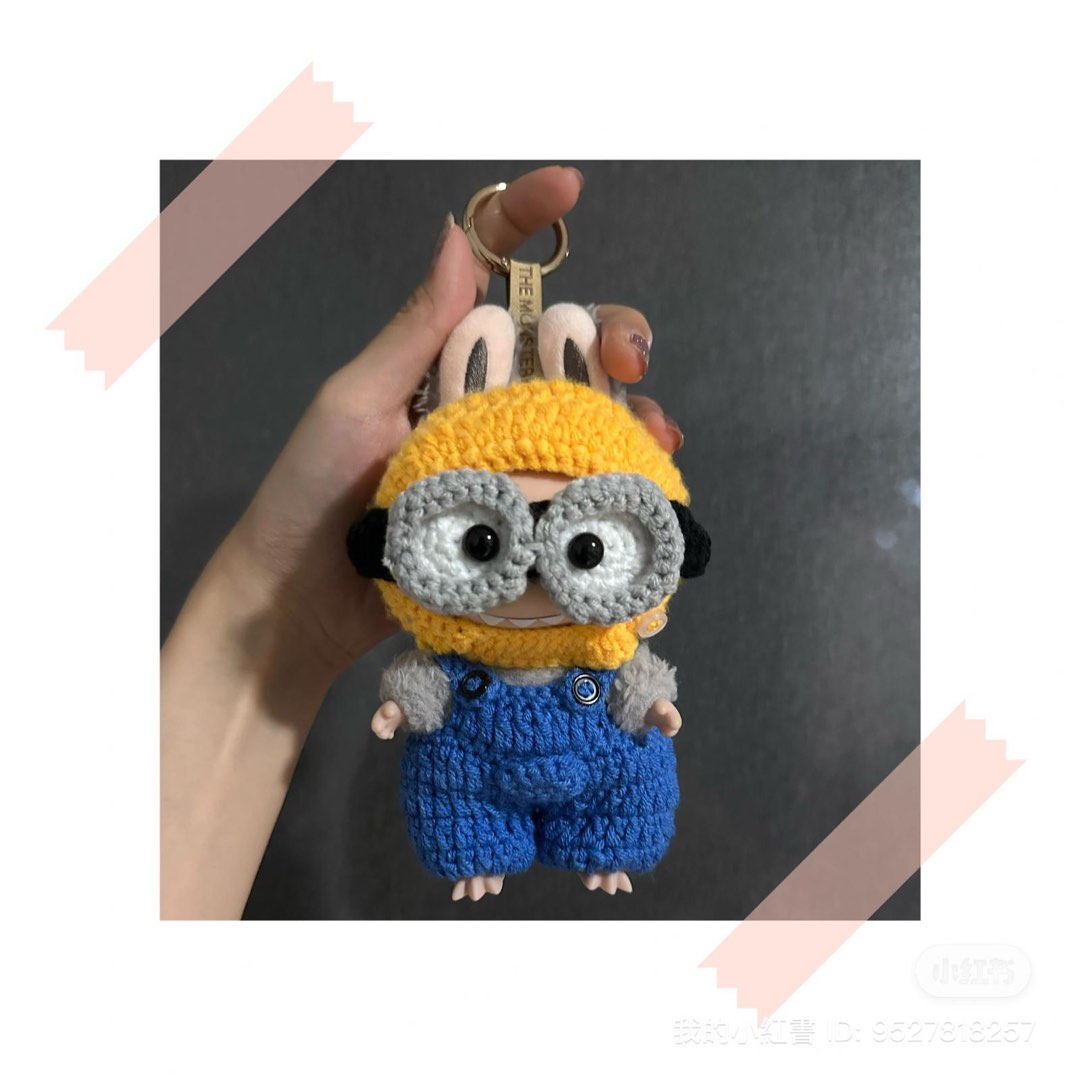LABUBU CROCHET MINION OUTFIT, Hobbies & Toys, Stationery & Craft ...