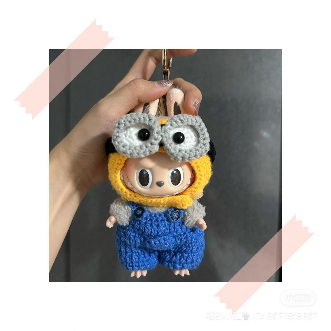 LABUBU CROCHET MINION OUTFIT, Hobbies & Toys, Stationery & Craft ...