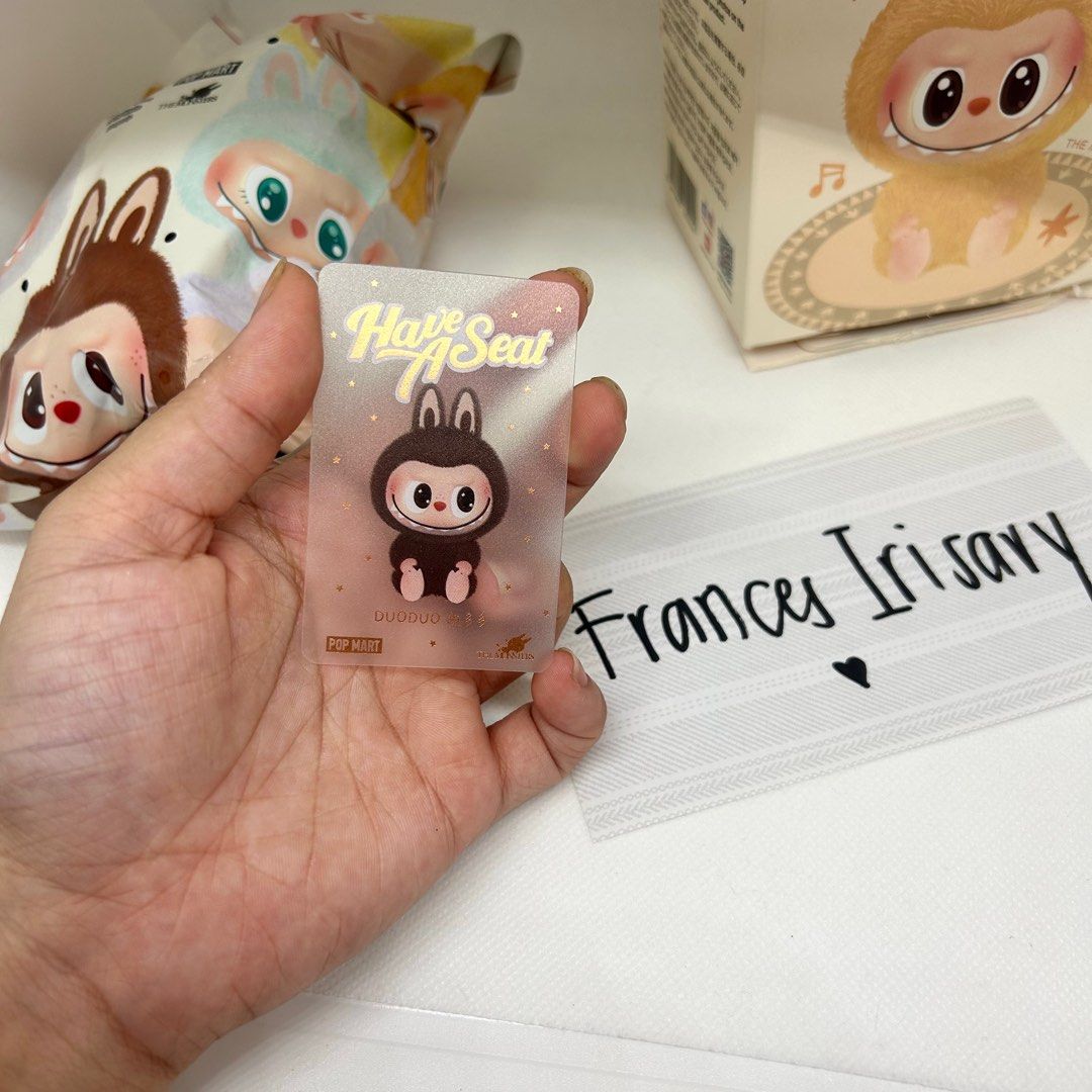 Labubu Doudou Secret Have A Seat, Women's Fashion, Jewelry & Organizers ...