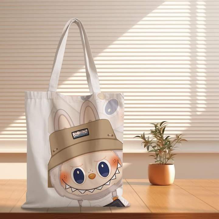 Labubu Tote Bag, Women's Fashion, Bags & Wallets, Tote Bags on Carousell