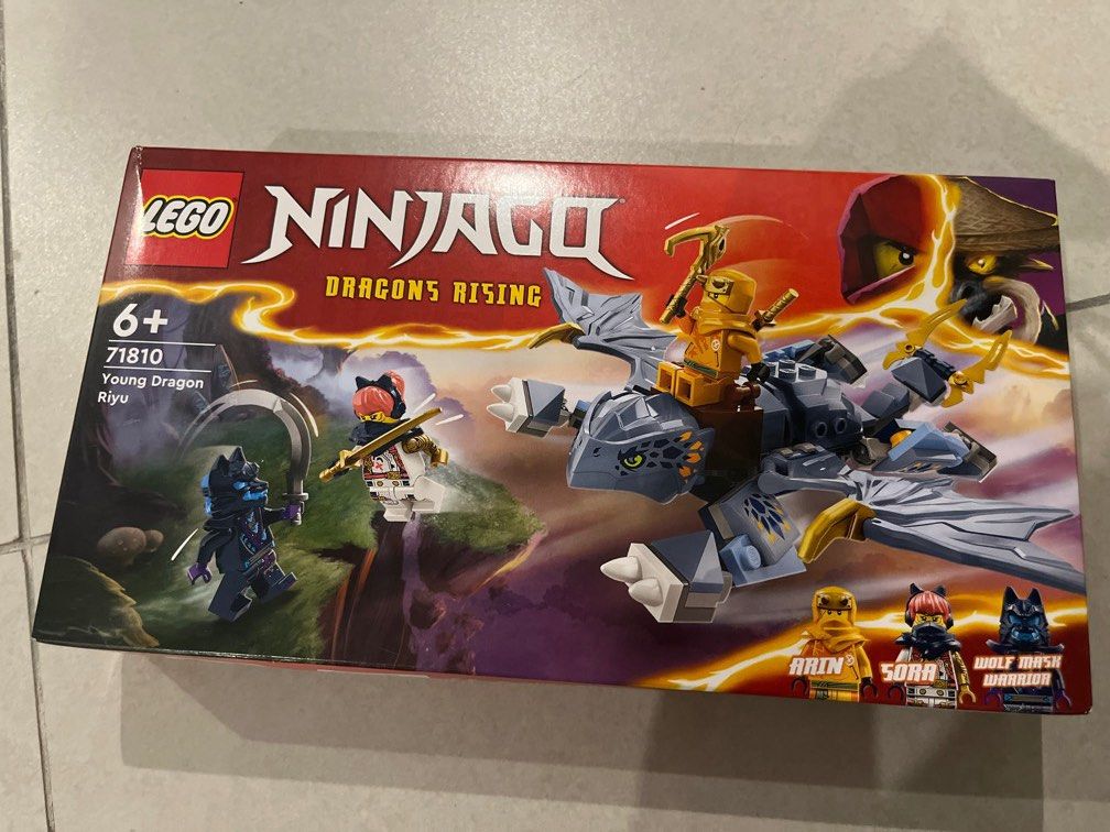 Lego Ninjago Dragons Rising - 71810 Young Dragon Riyu, Bayi & Anak ...