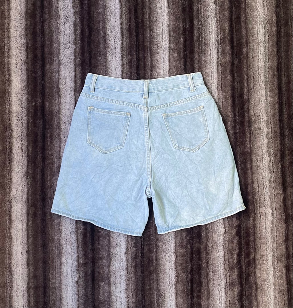 LIGHT BAGGY JORTS, Women's Fashion, Bottoms, Shorts on Carousell