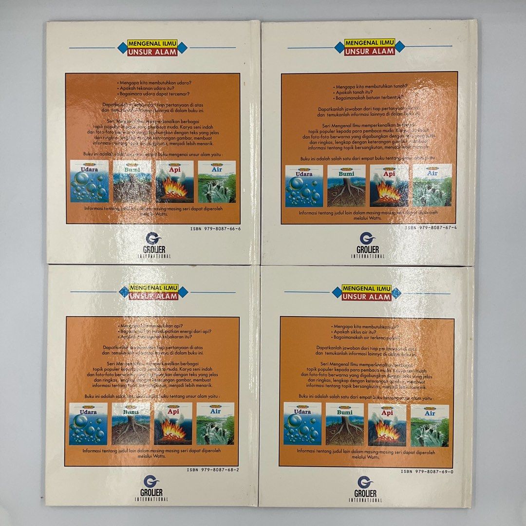Mengenal Ilmu Unsur Alam Book Series, Buku & Alat Tulis, Buku Anak-Anak ...