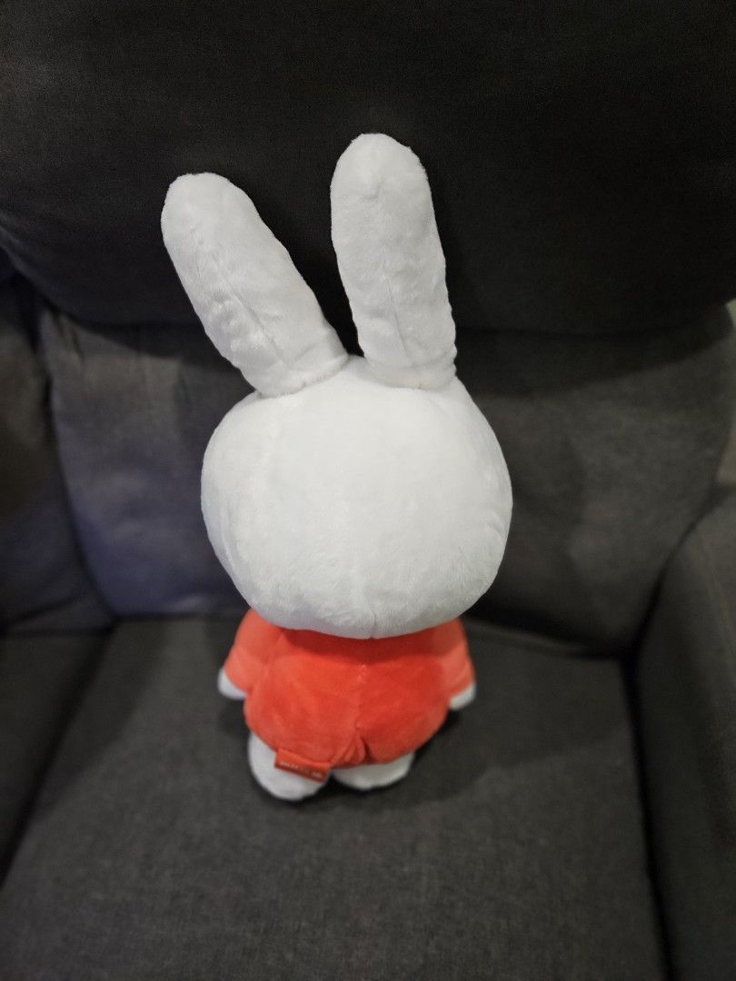 Miffy the rabbit orange shirt plush, Hobbies & Toys, Toys & Games on ...