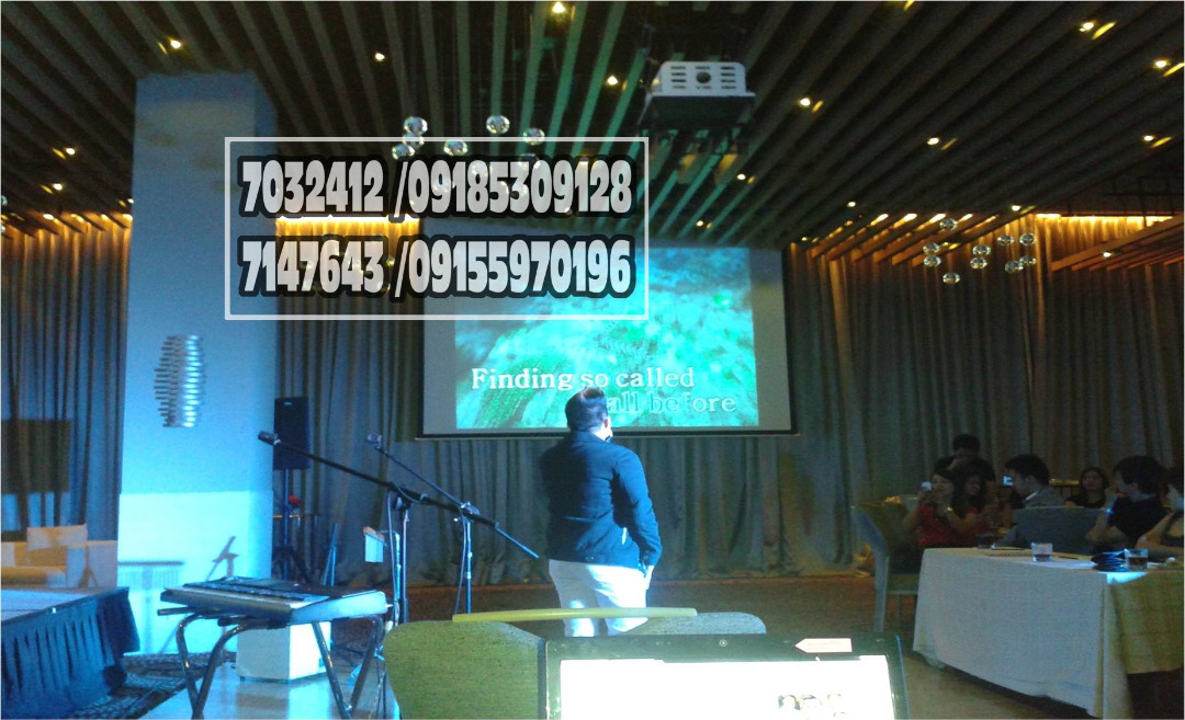 Modern Videoke Karaoke Projector Rental , Lights and Sounds System ...
