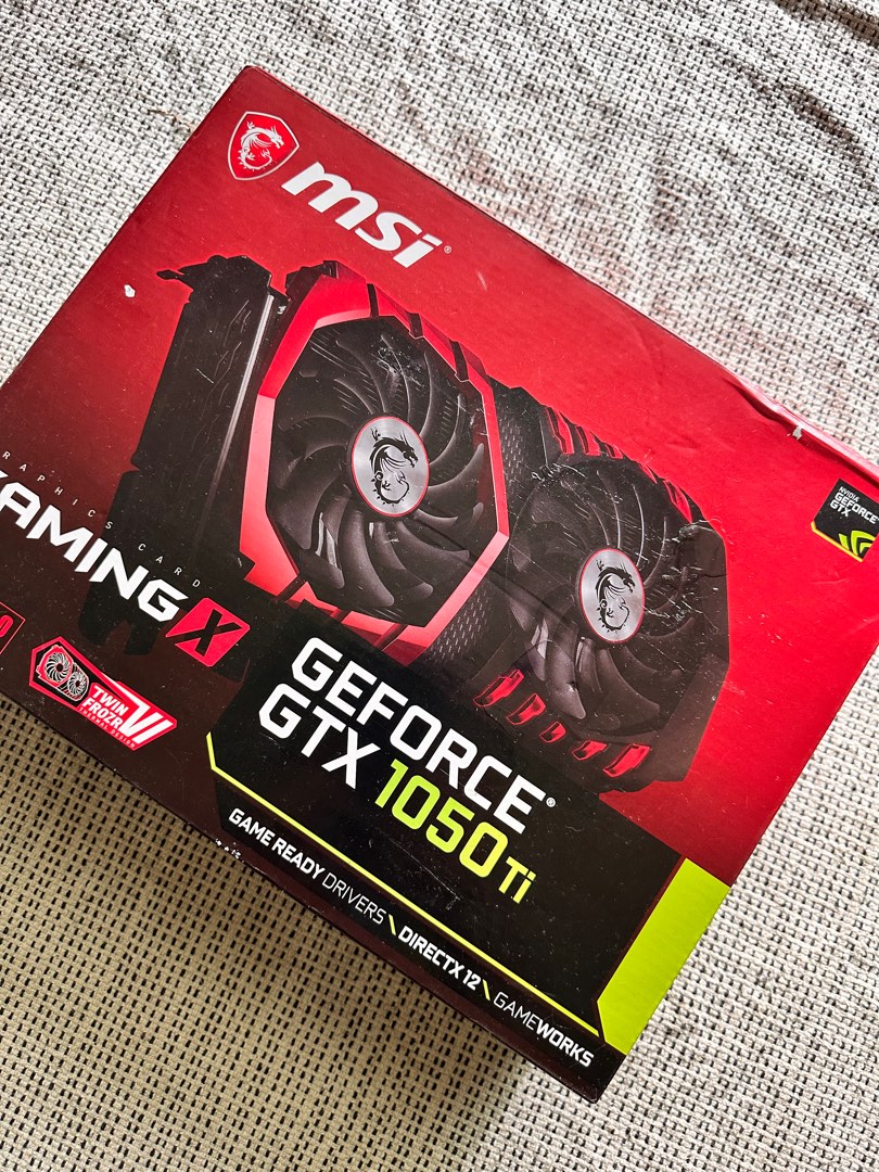 MSI Geforce GTX 1050 Ti, Computers & Tech, Parts & Accessories ...