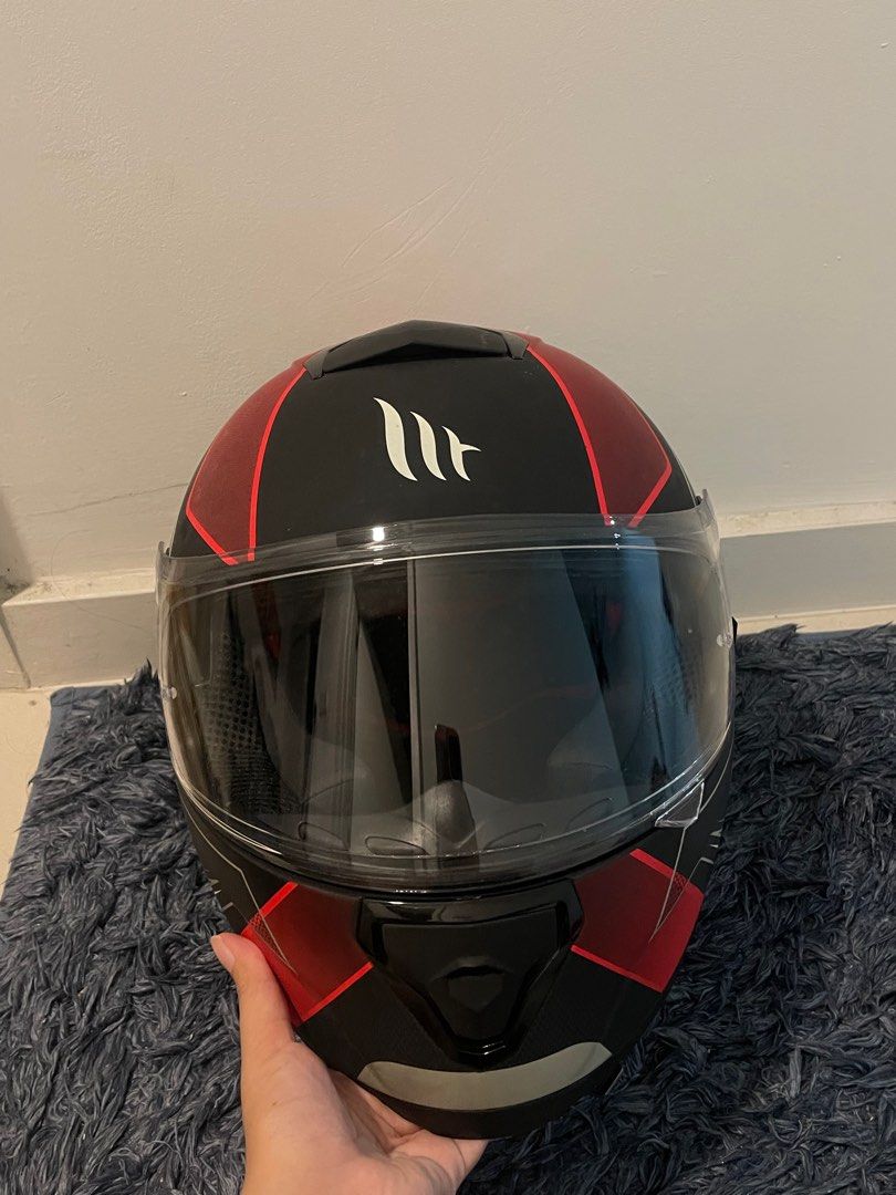 MT Full face helmet red, Sports Equipment, Other Sports Equipment and ...