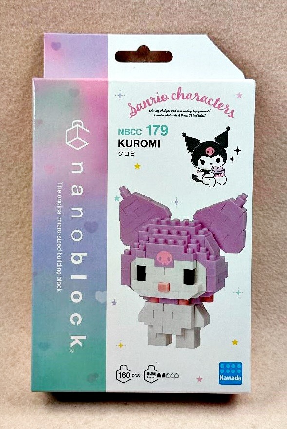 nanoblock NBCC_179 Sanrio Kuromi, 興趣及遊戲, 玩具 & 遊戲類 - Carousell