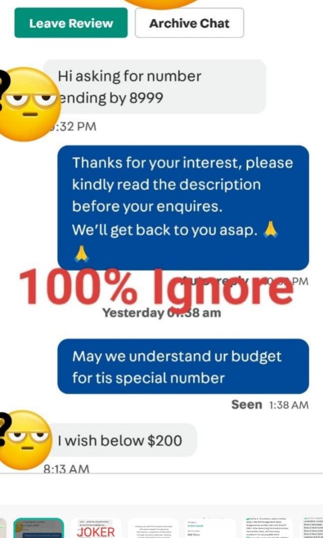 Golden Lucky Number mobile from Singtel, M1, Starhub, TPG, Simba and 13 ...