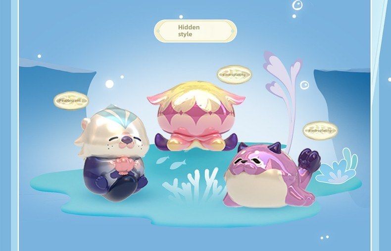 Official Genshin Impact Sea Series Fantasy Creature Blind Box, Hobbies ...