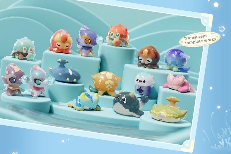 Official Genshin Impact Sea Series Fantasy Creature Blind Box, Hobbies ...
