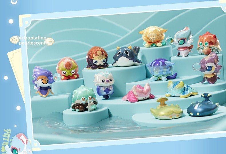 Official Genshin Impact Sea Series Fantasy Creature Blind Box, Hobbies ...