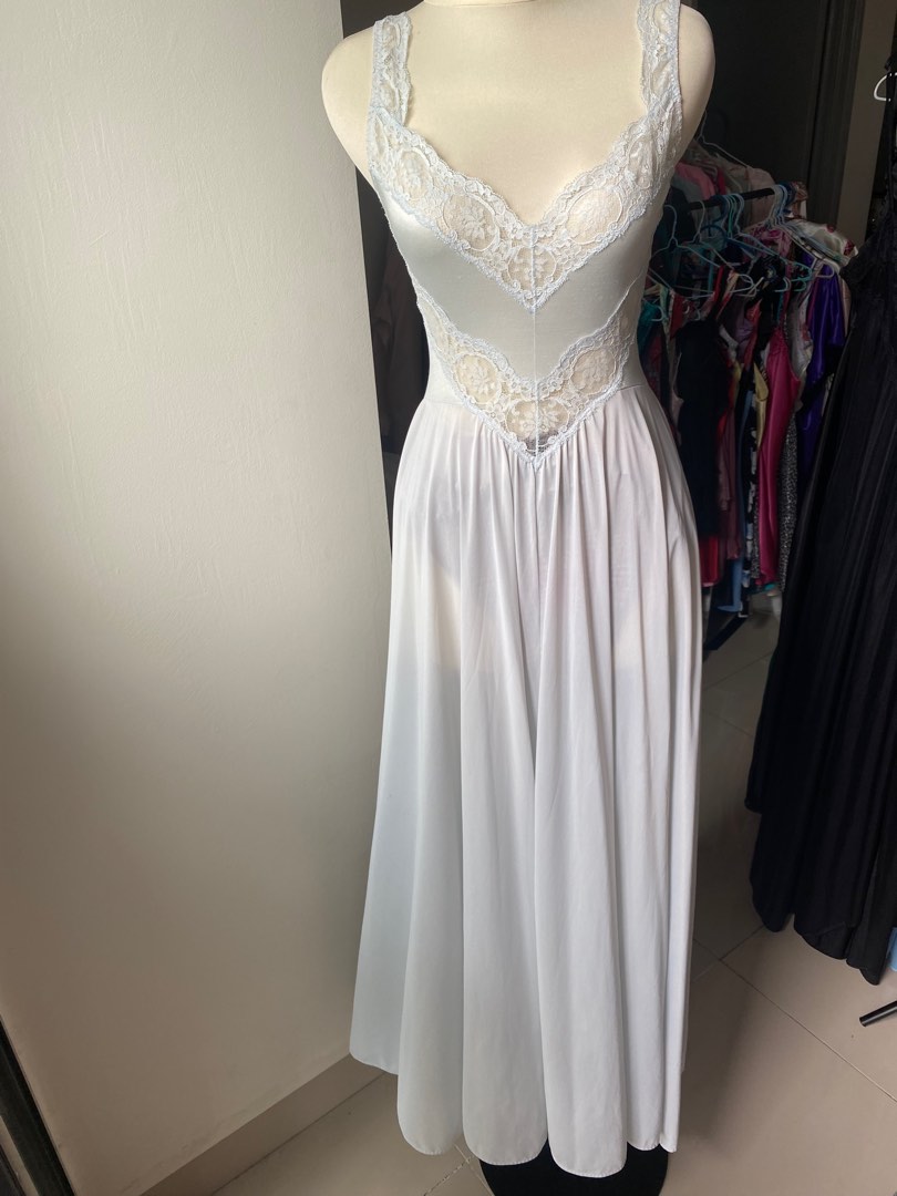 Olga RARE vintage long dress, Women's Fashion, Dresses & Sets, Dresses ...
