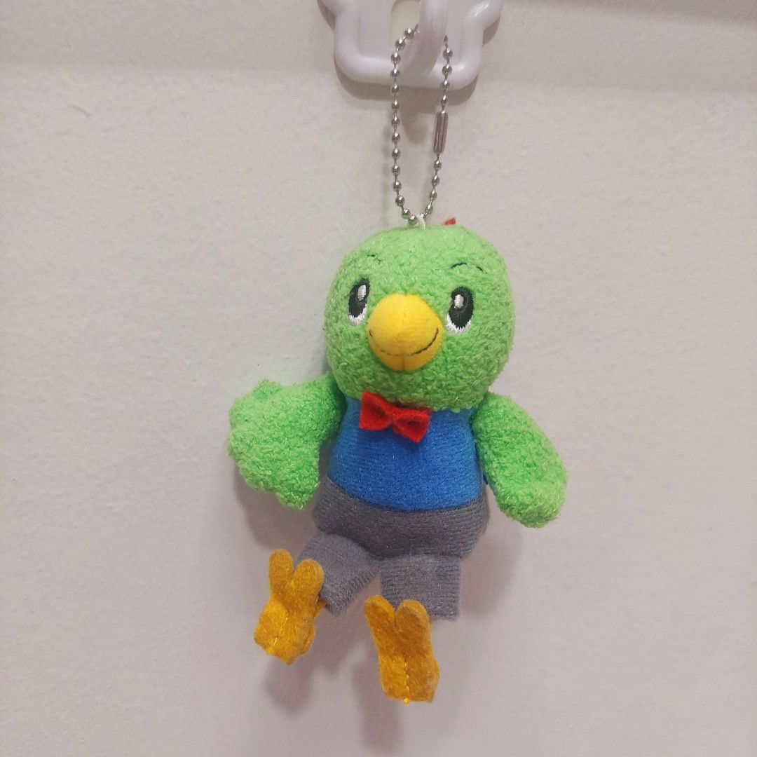 Parrot Torippi Sorano Shimajiro Bird Bag Charm / Key Chain Finger ...