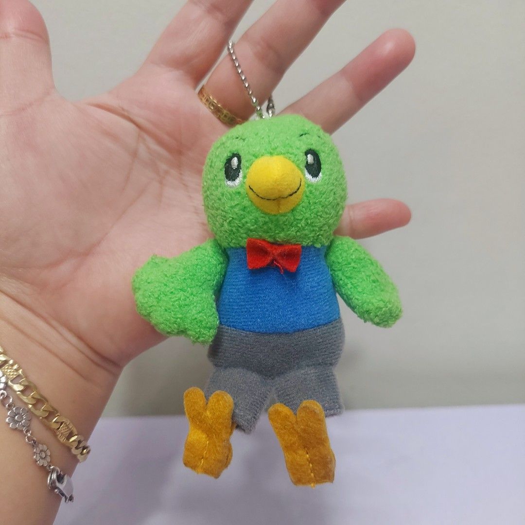 Parrot Torippi Sorano Shimajiro Bird Bag Charm / Key Chain Finger ...