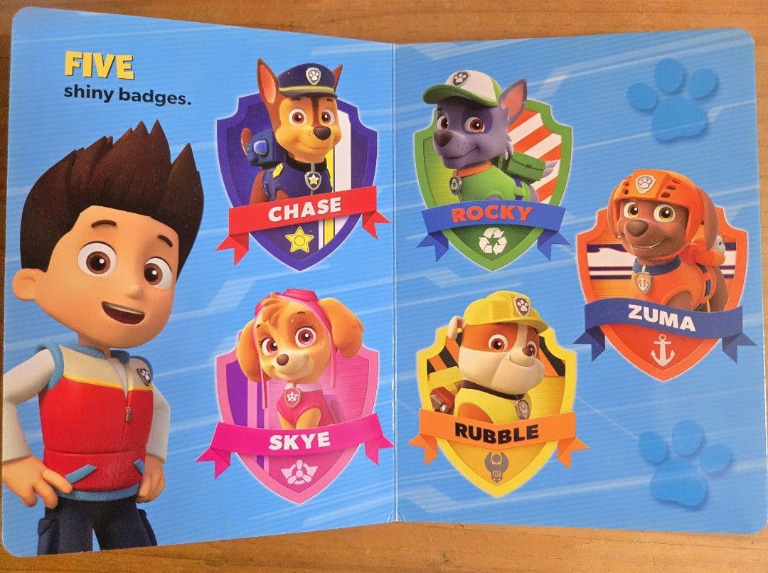 Paw Patrol Team Numbers Counting Nickelodeon 數數 數學 考幼稚園, 興趣及遊戲, 書本 & 文具 ...